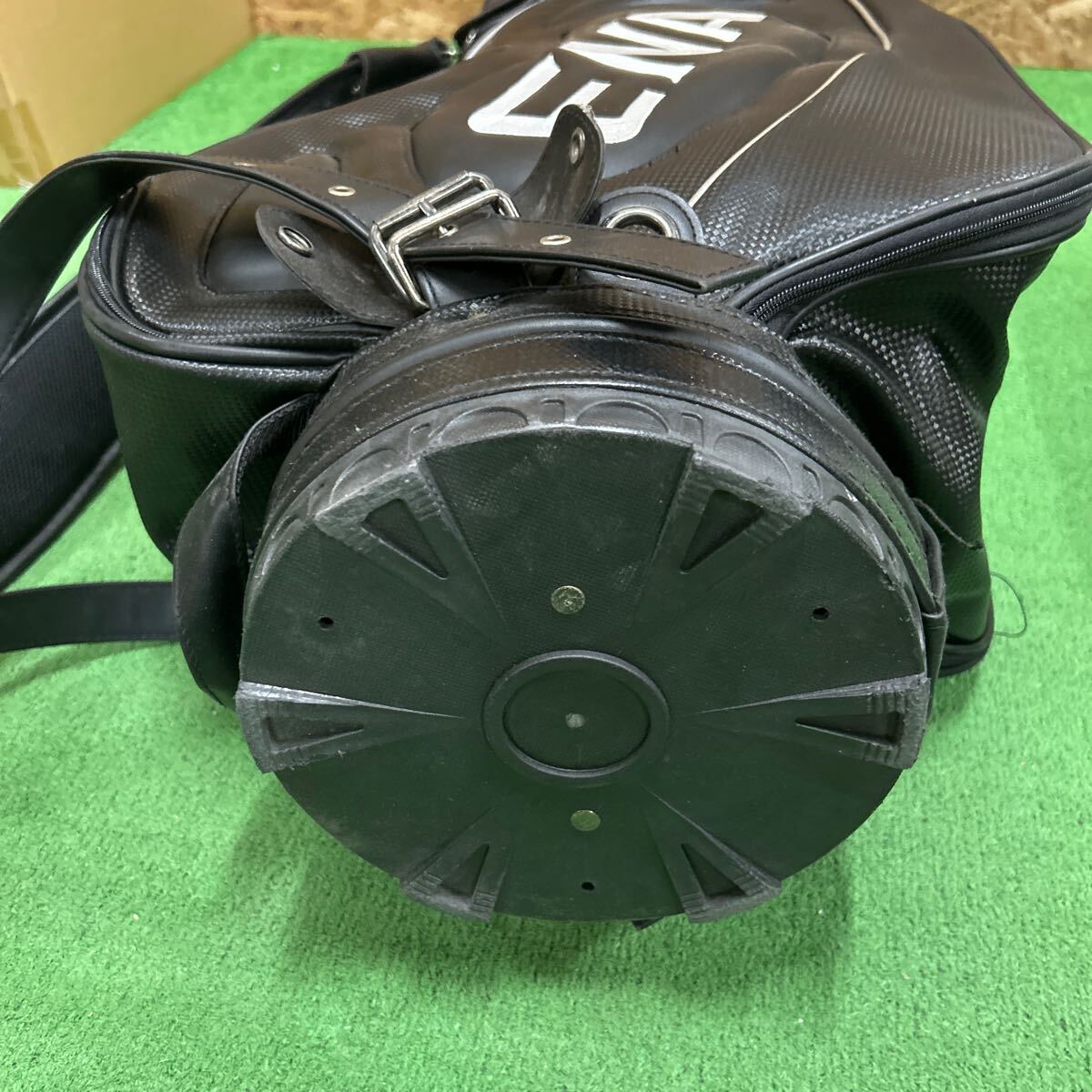 Yahoo!オークション - skam-814 ゴルフバッグ キャディバッグ ENA ブラ...