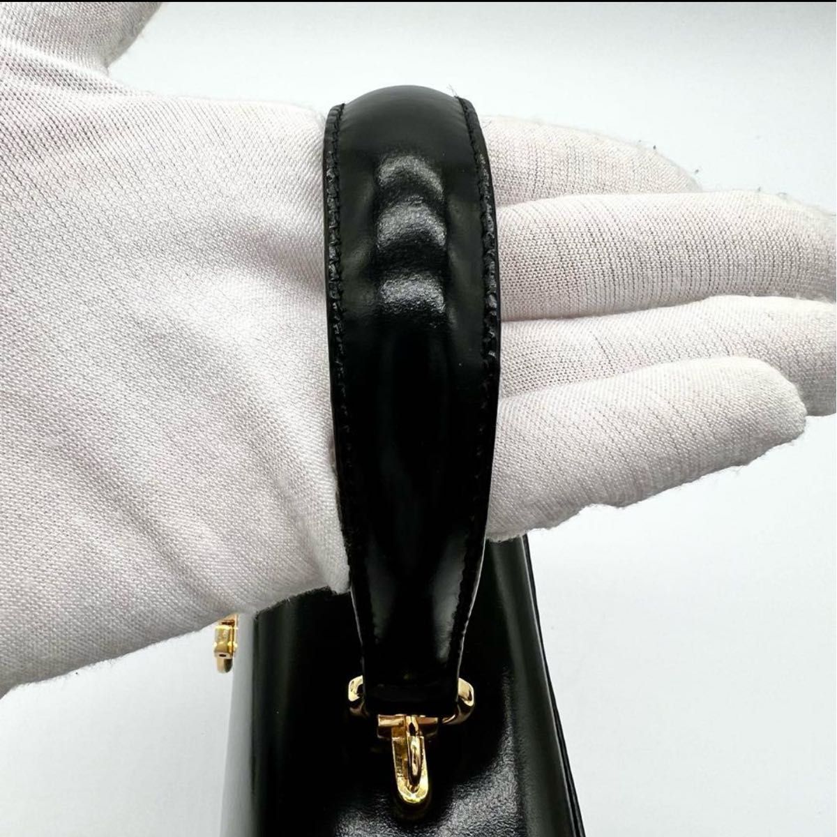 良品】milaschon ミラショーン トップハンドル ハンドバッグ 良品】milaschon ミラショーン トップハンドル ハンドバッグ
