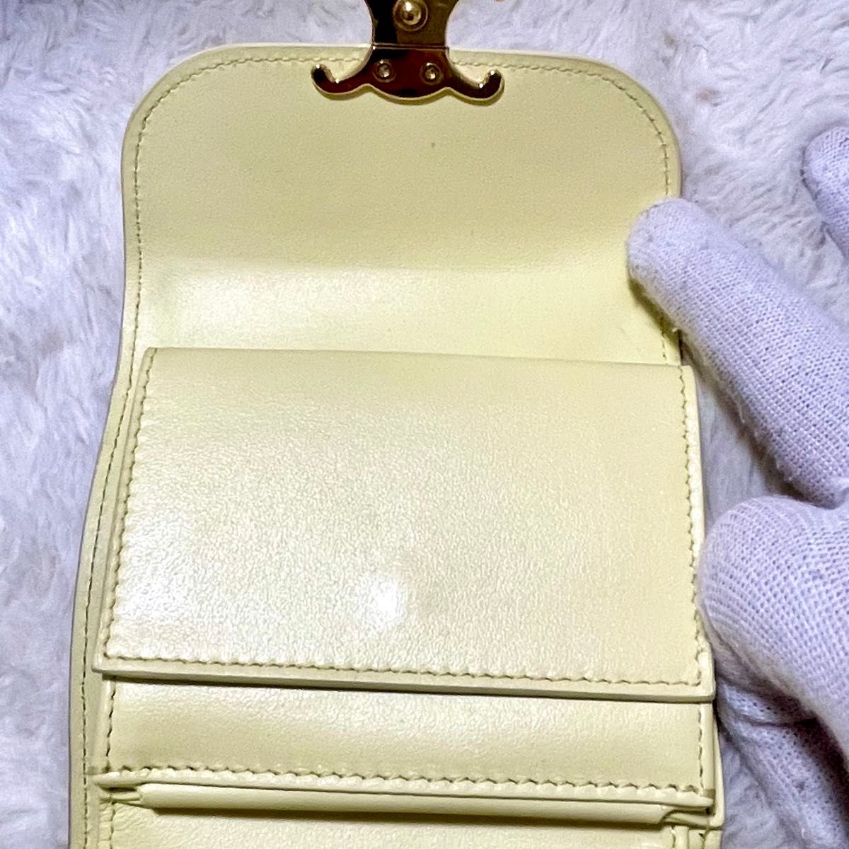 箱付 CELINE セリーヌ トリオンフ スモールフラップウォレット 箱付 CELINE セリーヌ トリオンフ スモールフラップウォレット