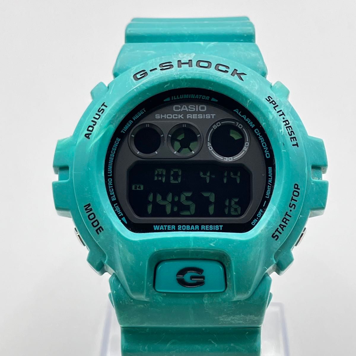 美品 CASIO G-SHOCK DW-6900WS-2JF 限定カラー メンズ Gショック 美品 CASIO G-SHOCK DW-6900WS-2JF 限定カラー メンズ Gショック