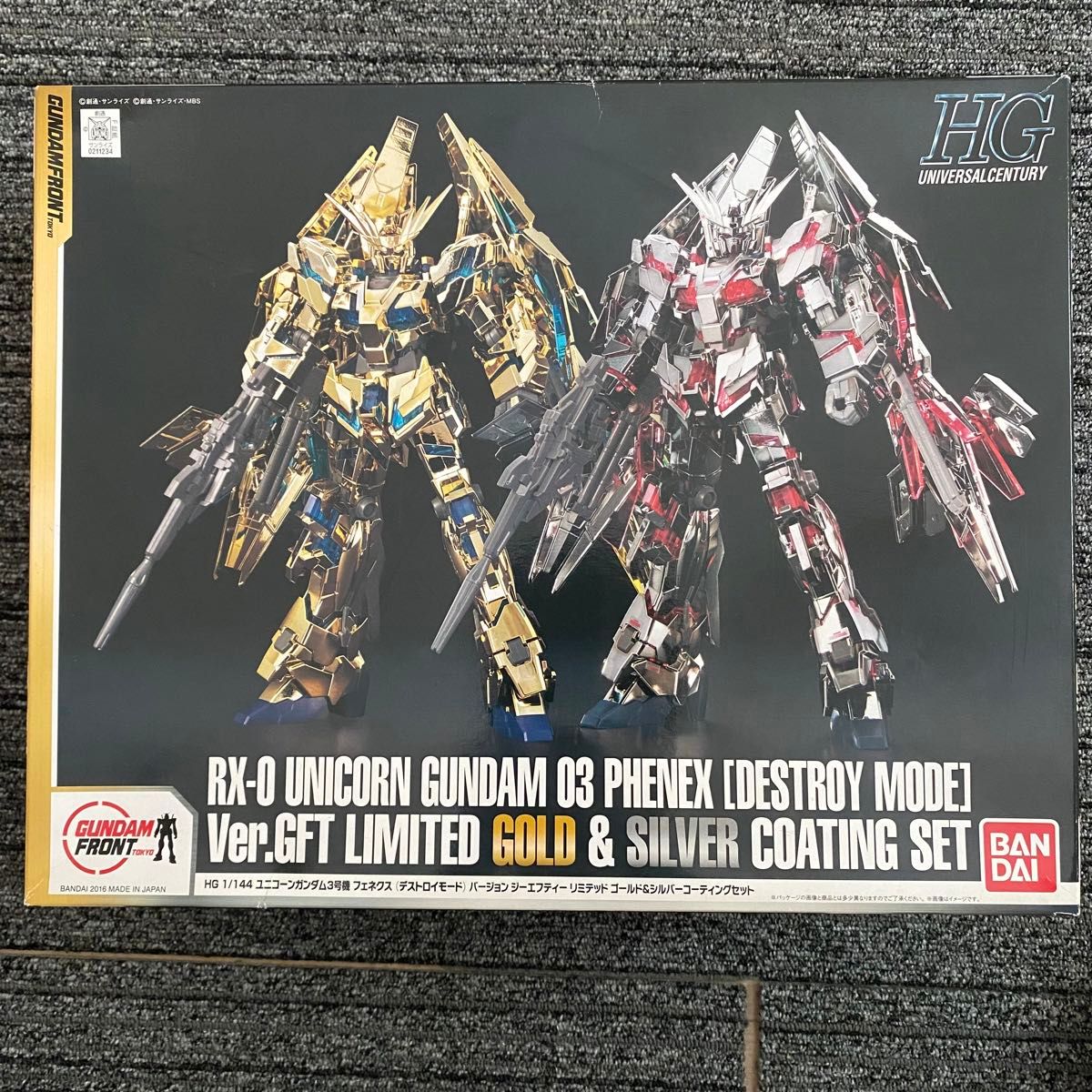 HGUC ユニコーンガンダム3号機フェネクスVer GFT LIMITED GOLD HGUC ユニコーンガンダム3号機フェネクスVer GFT LIMITED GOLD
