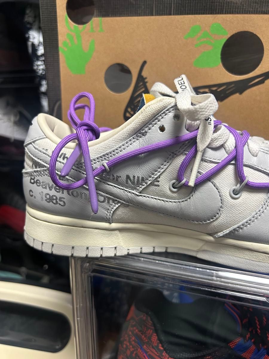 OFF-WHITE × NIKE DUNK LOW 1 OF 50 OFF-WHITE × NIKE DUNK LOW 1 OF 50