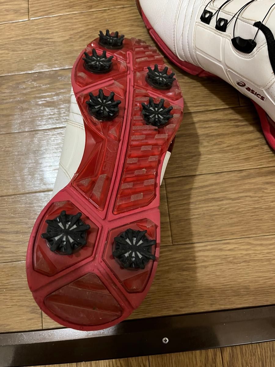asics ゴルフシューズ メンズ 28cm ホワイト/レッド|Yahoo asics ゴルフシューズ メンズ 28cm ホワイト/レッド|Yahoo