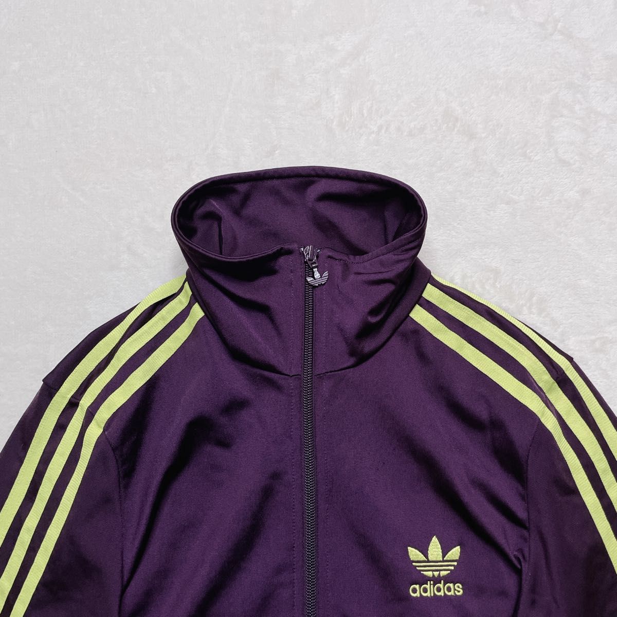 希少カラー】adidas トラックジャケット パープル 背面ロゴ 希少カラー】adidas トラックジャケット パープル 背面ロゴ