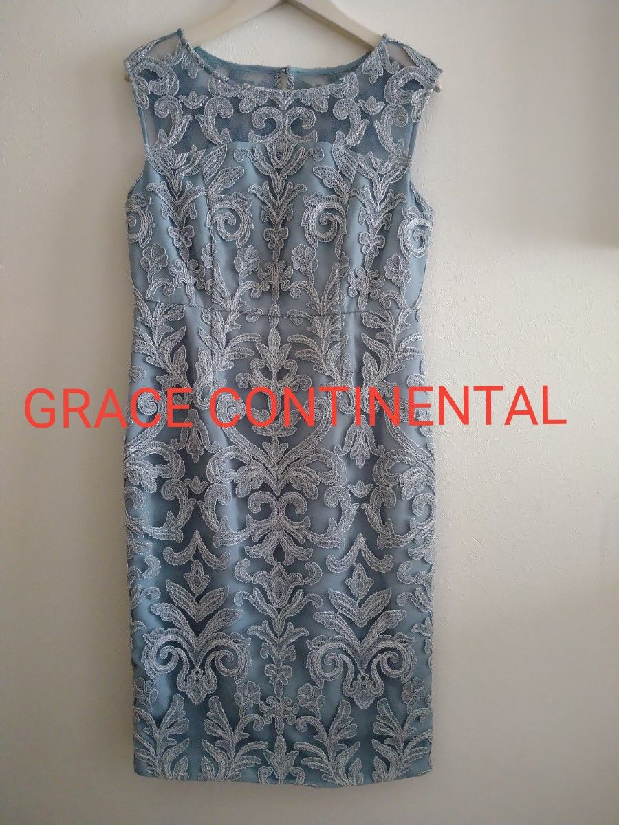 GRACE CONTINENTAL Diagram ノースリーブレースワンピース 34 GRACE CONTINENTAL Diagram ノースリーブレースワンピース 34