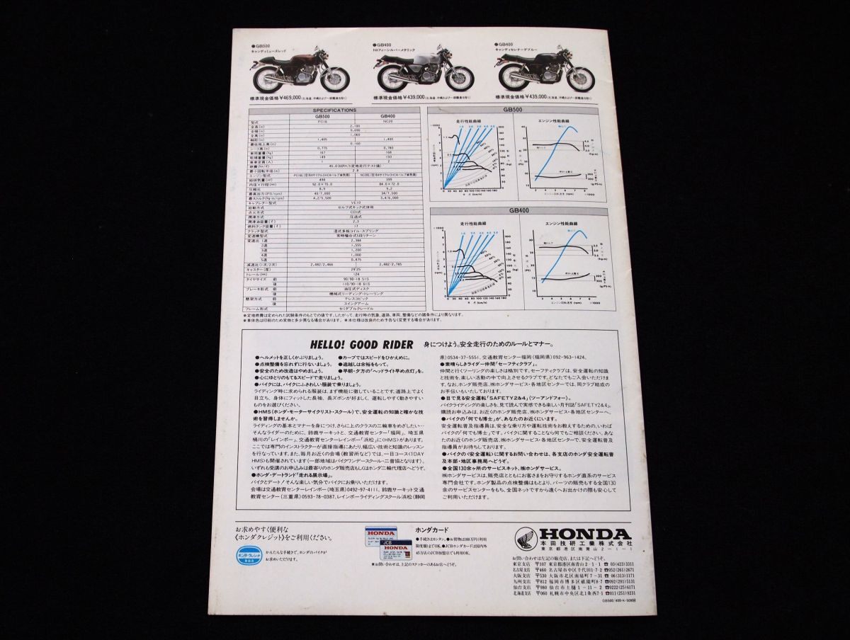 Yahoo!オークション - ホンダ GB500・400 1985年 初期・豪...