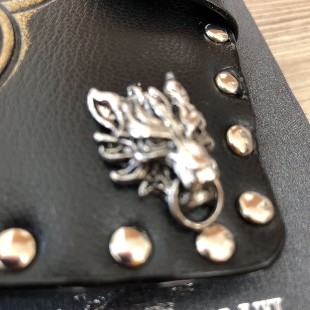 超激レア FF7 クラウディウルフ レザー ウォレット 財布 超激レア FF7 クラウディウルフ レザー ウォレット 財布
