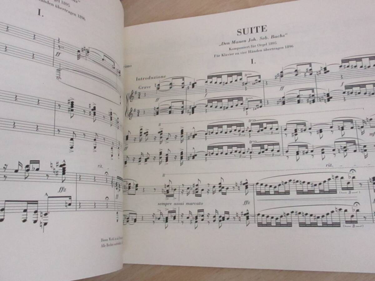 Yahoo!オークション - A222 [洋書・楽譜] MAX REGER Suite fur Orgel G...