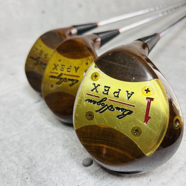 希少 Ben Hogan パーシモン ドライバー 1W 3W 4Wウッド 木製 希少 Ben Hogan パーシモン ドライバー 1W 3W 4Wウッド 木製