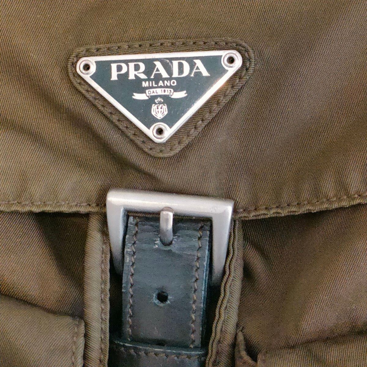 PRADA プラダ ダブルポケットリュック ナイロンバッグ PRADA プラダ ダブルポケットリュック ナイロンバッグ