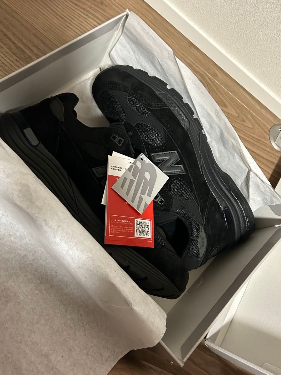 New balance USA 992 トリプルブラック 黒 オールブラック 27 New balance USA 992 トリプルブラック 黒 オールブラック 27