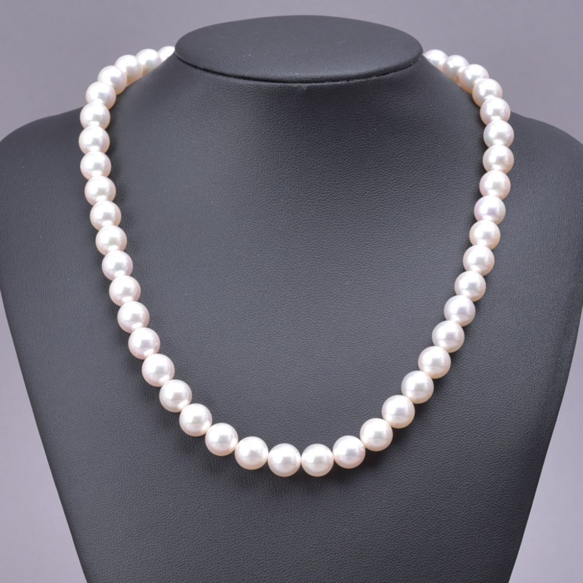 極 本真珠 パールネックレス パール幅8.7mm 重さ47.9g 長さ42cm ホワイトピンク SV925金具 ジュエリー アクセサリー #N B481(真珠)｜売買されたオークション情報 ...
