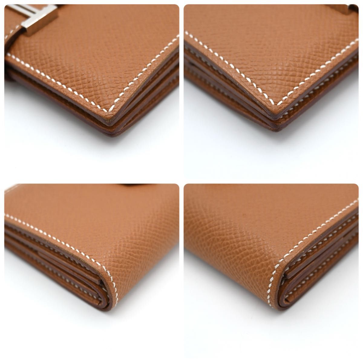 ほぼ新品】HERMES エルメス ベアン ミニ 二つ折り財布 カード ほぼ新品】HERMES エルメス ベアン ミニ 二つ折り財布 カード