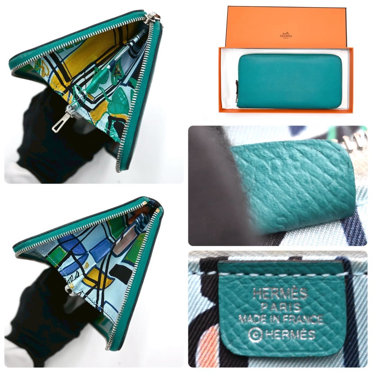 エルメス HERMES 長財布 アザップ ロング グリーン ヴォー エルメス HERMES 長財布 アザップ ロング グリーン ヴォー