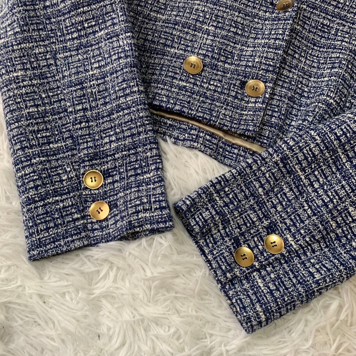 Spick&Span スピック&スパン ツイードショート丈ジャケット Spick&Span スピック&スパン ツイードショート丈ジャケット