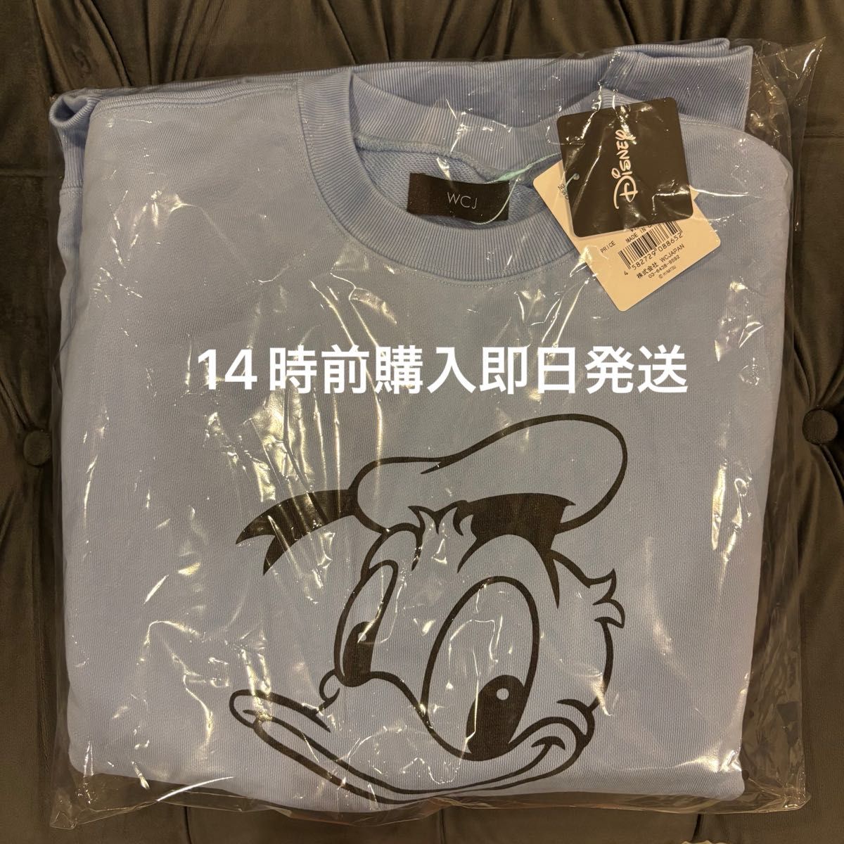 新品未使用】WCJ SWEAT TOP ドナルド スウェット ディズニー 新品未使用】WCJ SWEAT TOP ドナルド スウェット ディズニー