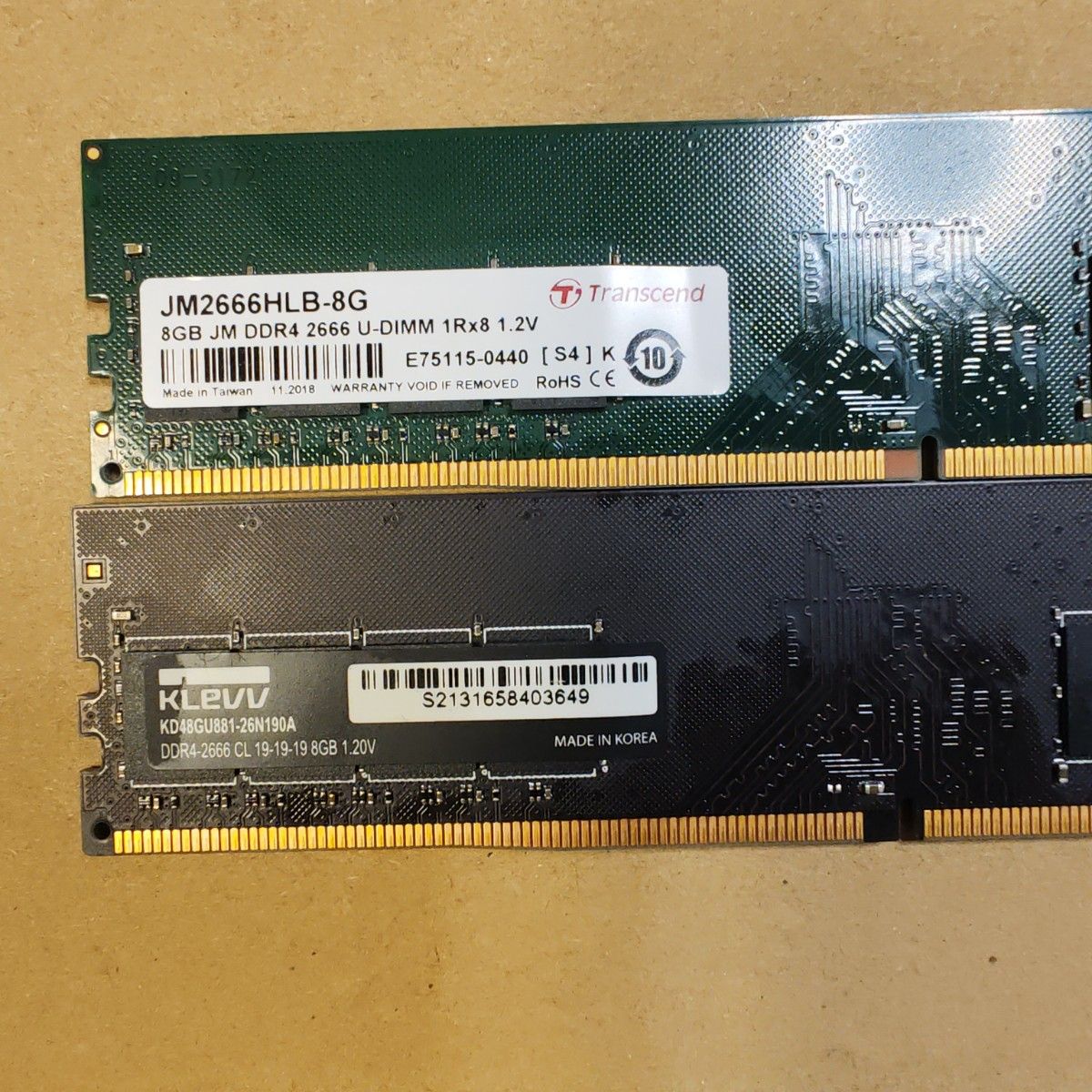 Transcend KLEVV DDR4 2666MHz 8 4GBx2 メモリ 合計24GB|Yahoo Transcend KLEVV DDR4 2666MHz 8 4GBx2 メモリ 合計24GB|Yahoo