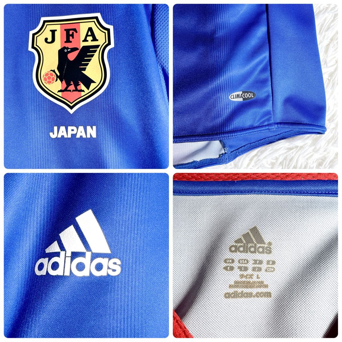 希少】 adidas 日本代表 ユニフォーム 日本製 03年製 長袖 L 希少】 adidas 日本代表 ユニフォーム 日本製 03年製 長袖 L