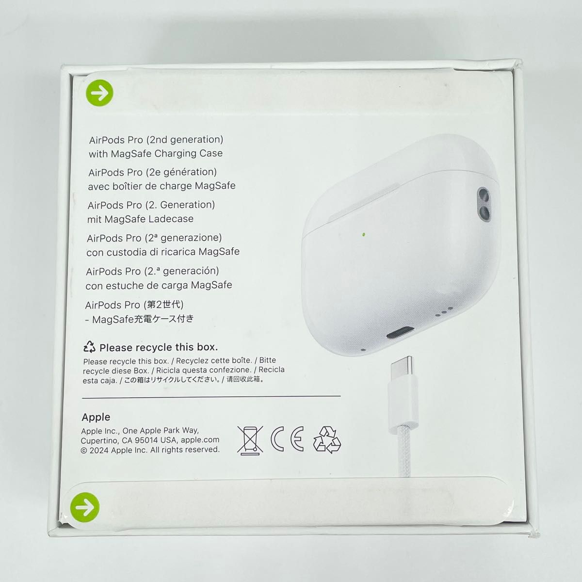 即配【未開封】Apple AirPods Pro 第2世代 A2968 MTJV3J/A 即配【未開封】Apple AirPods Pro 第2世代 A2968 MTJV3J/A