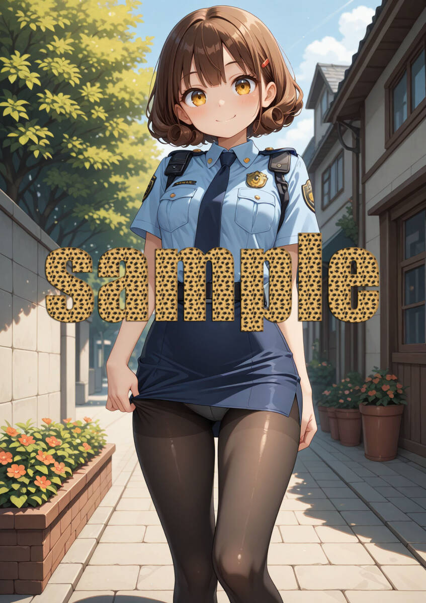 Yahoo!オークション - ポリス かわいい 美女 一点物 高画質 A4 ポスタ...