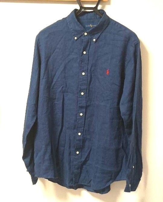 新品 未使用 ポロラルフローレン メンズ 長袖 シャツ リネン XL 新品 未使用 ポロラルフローレン メンズ 長袖 シャツ リネン XL