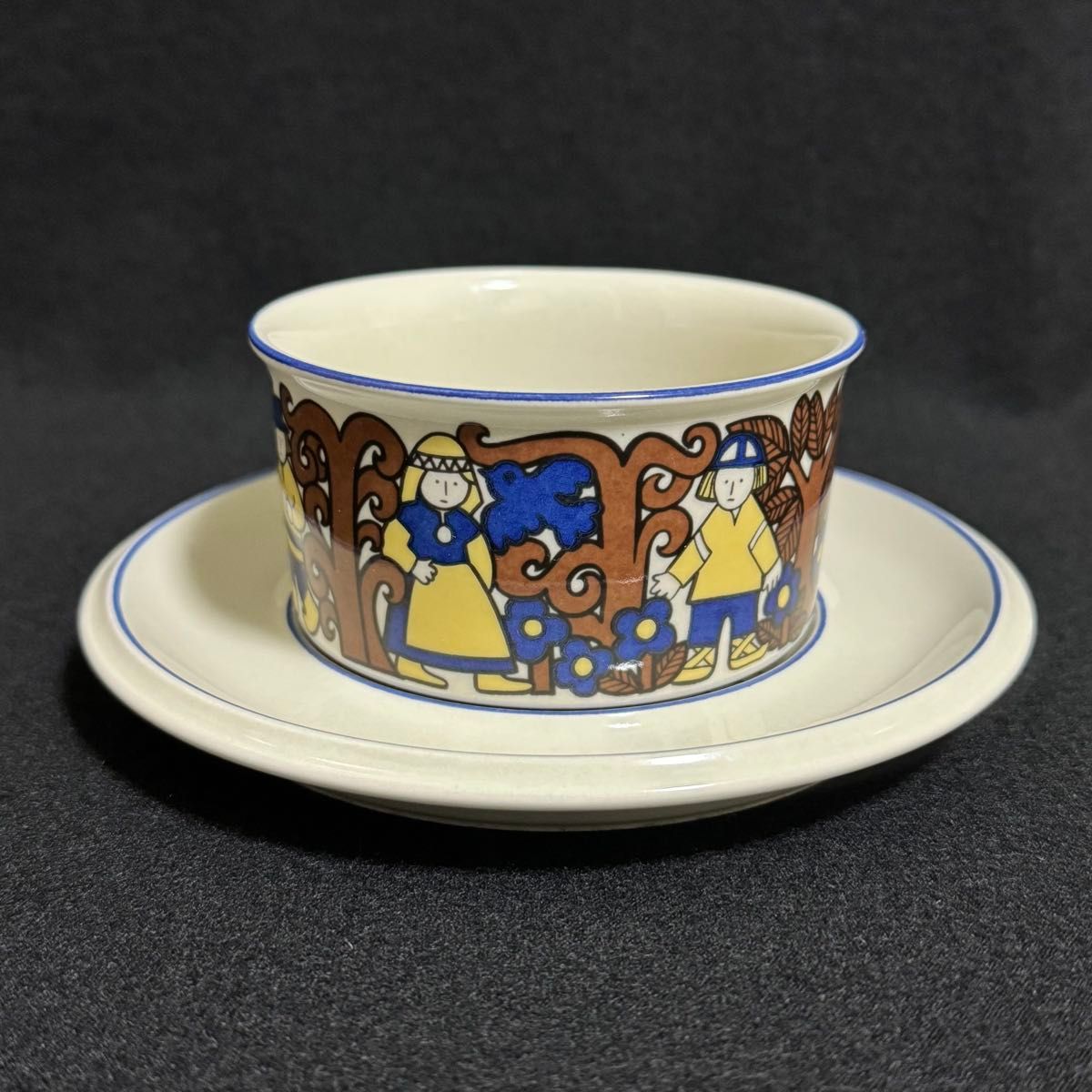 美品/超希少】アラビア カレワラ カップ&ソーサー プレート 美品/超希少】アラビア カレワラ カップ&ソーサー プレート
