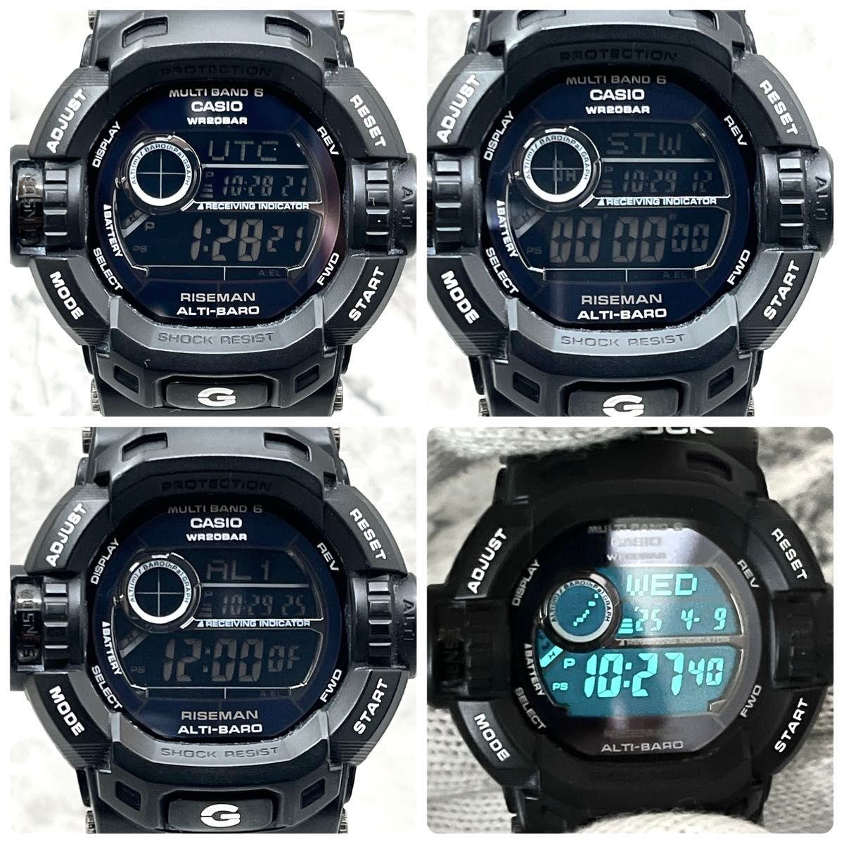 カシオ Gショック G-SHOCK GW-9200BWJ-1JF 腕時計 RISEMAN カシオ Gショック G-SHOCK GW-9200BWJ-1JF 腕時計 RISEMAN