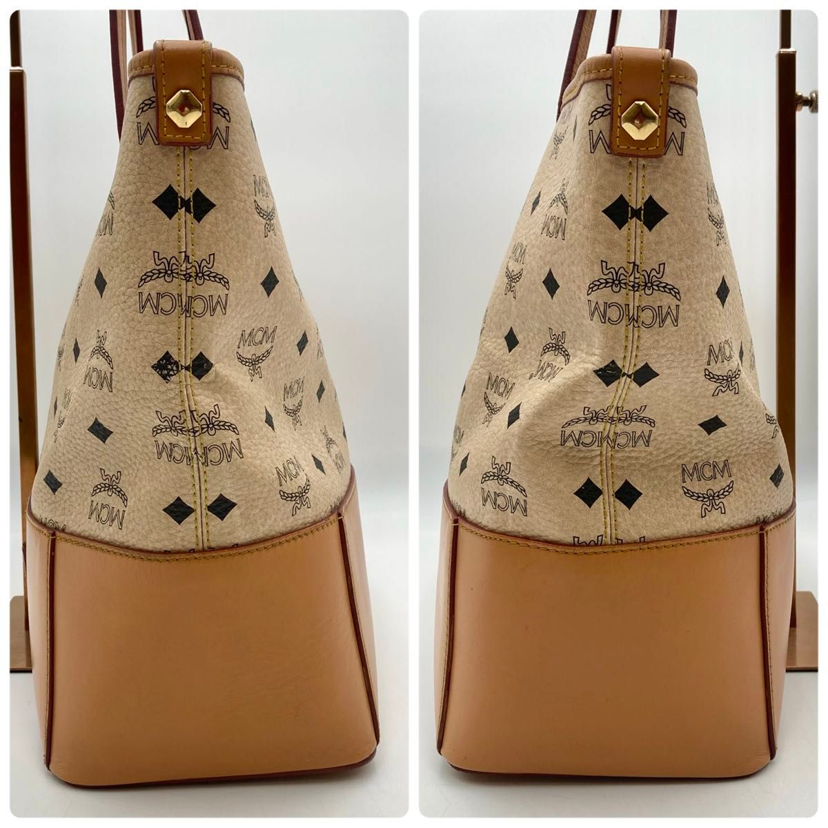 希少モデル【美品】MCM エムシーエム トートバッグ レザー 希少モデル【美品】MCM エムシーエム トートバッグ レザー