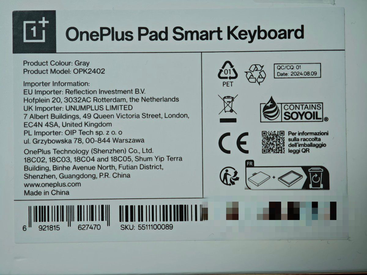 OnePlus Pad 2 Smart Keyboard 純正キーボード|Yahoo!フリマ OnePlus Pad 2 Smart Keyboard 純正キーボード|Yahoo!フリマ