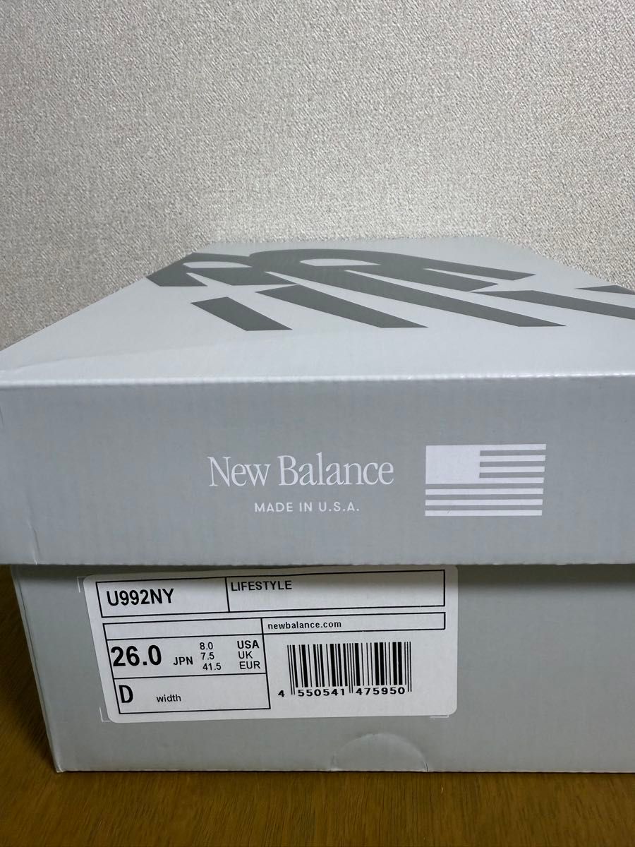 新品未使用 New Balance 992 新品未使用 New Balance 992