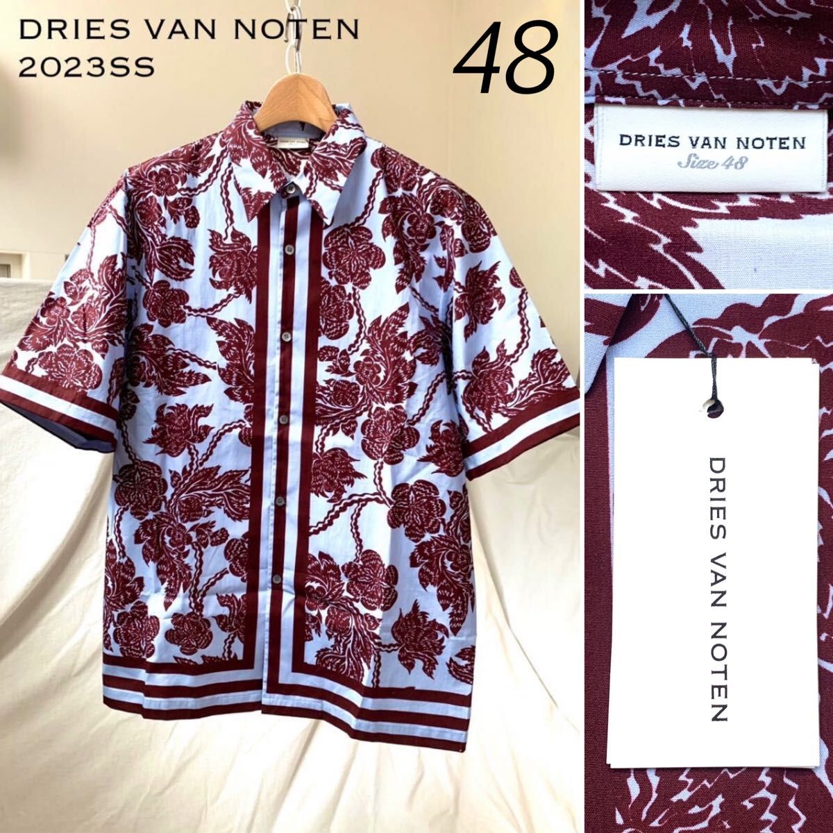 新品 23SS ドリスヴァンノッテン DRIES VAN NOTEN フローラル 新品 23SS ドリスヴァンノッテン DRIES VAN NOTEN フローラル
