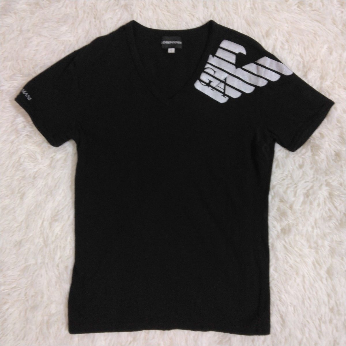エンポリオアルマーニ Tシャツ シルバー イーグル ロゴ EXILE エンポリオアルマーニ Tシャツ シルバー イーグル ロゴ EXILE