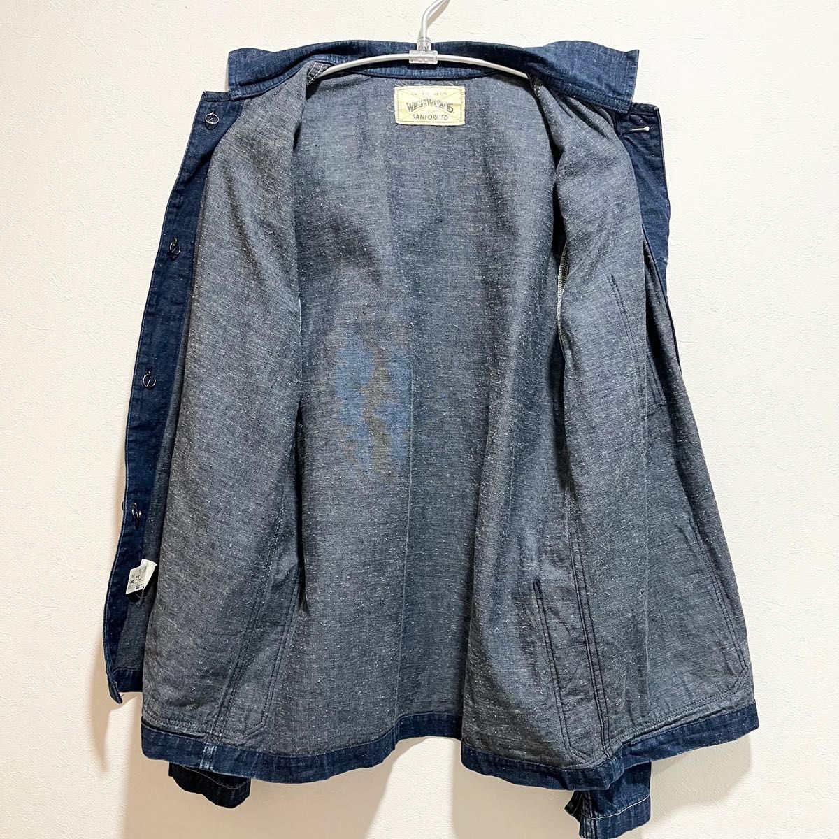 BIG JOHN WORLD WORKERS DENIM JACKET L|Yahoo!フリマ(旧 BIG JOHN WORLD WORKERS DENIM JACKET L|Yahoo!フリマ(旧