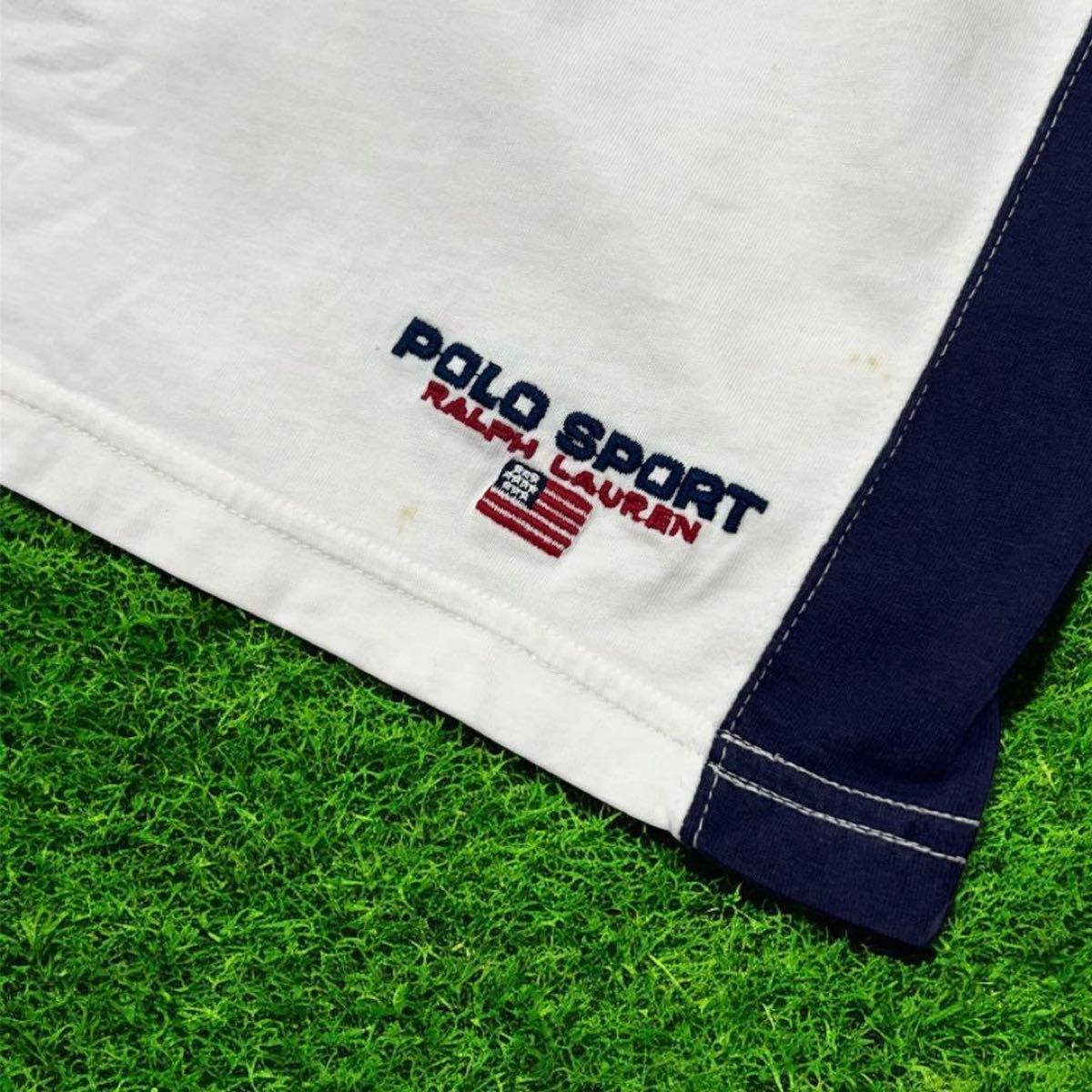 希少 90s vintage POLO SPORTサイドライン ショートパンツ 希少 90s vintage POLO SPORTサイドライン ショートパンツ