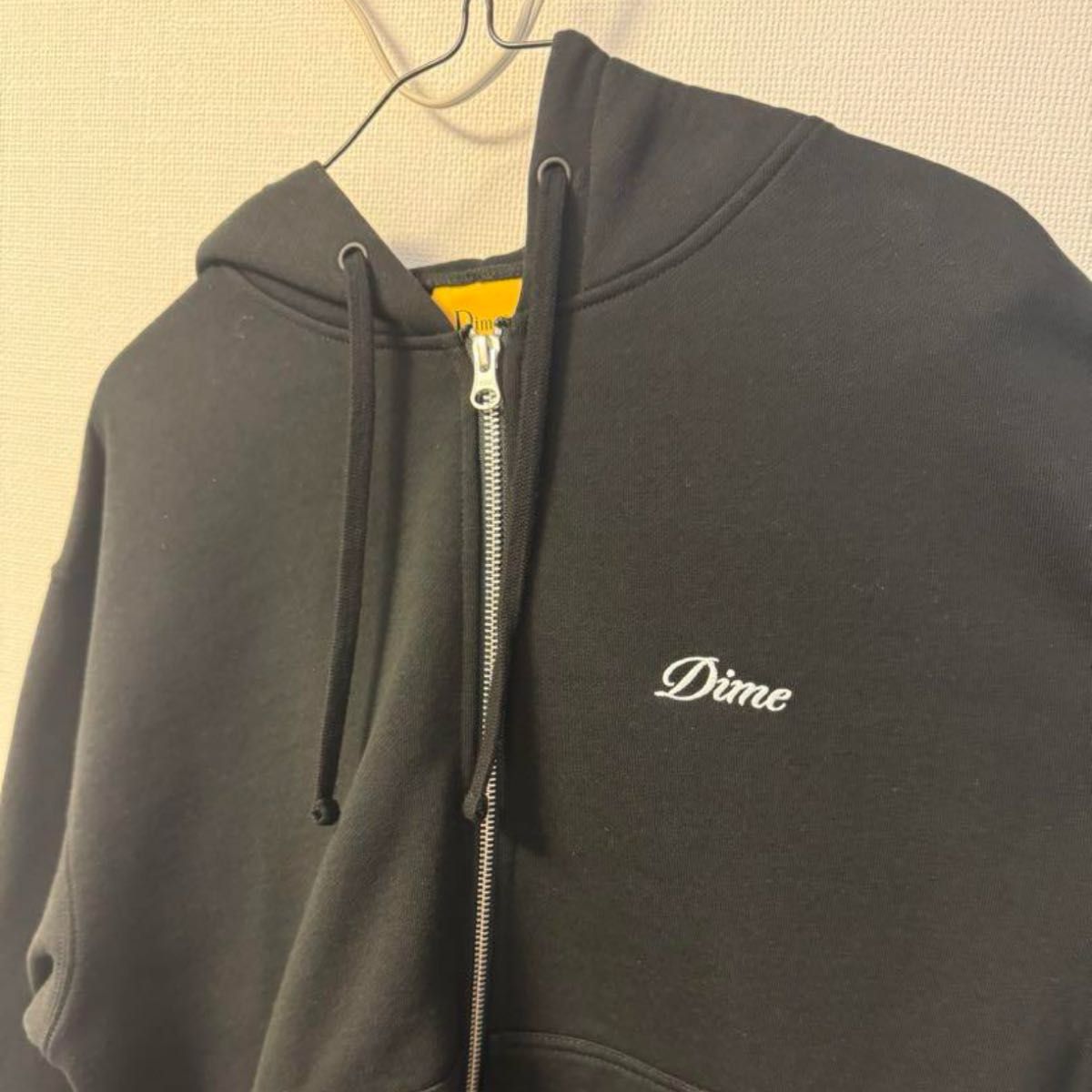 Dime cursive small logo zip hoodie ダイム パーカー|Yahoo Dime cursive small logo zip hoodie ダイム パーカー|Yahoo