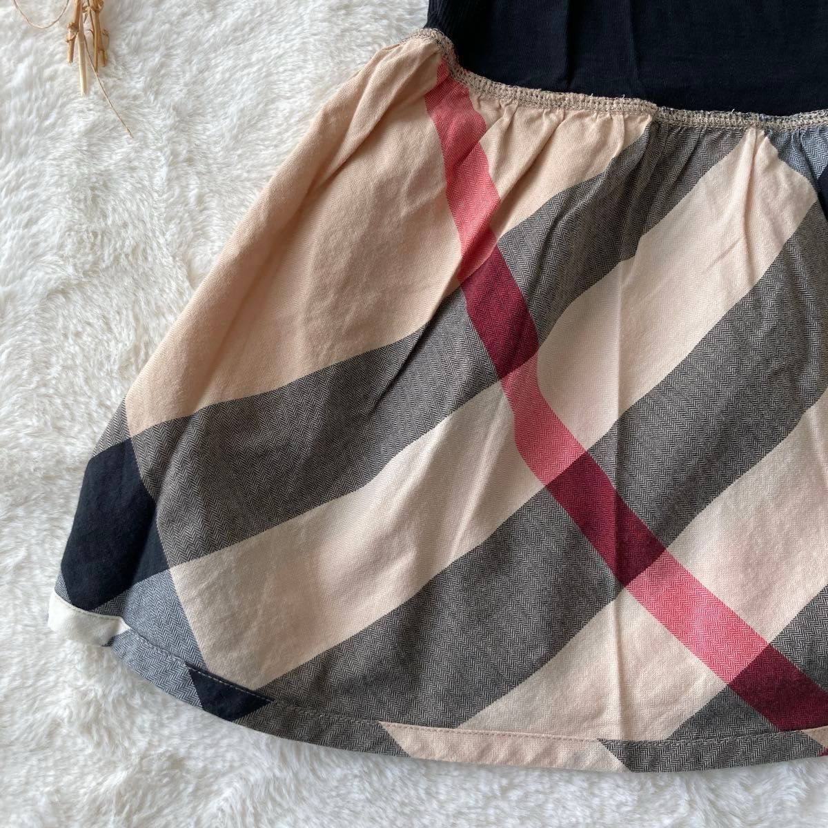 極美品 子供用 BURBERRY バーバリー ノバチェックワンピース 極美品 子供用 BURBERRY バーバリー ノバチェックワンピース