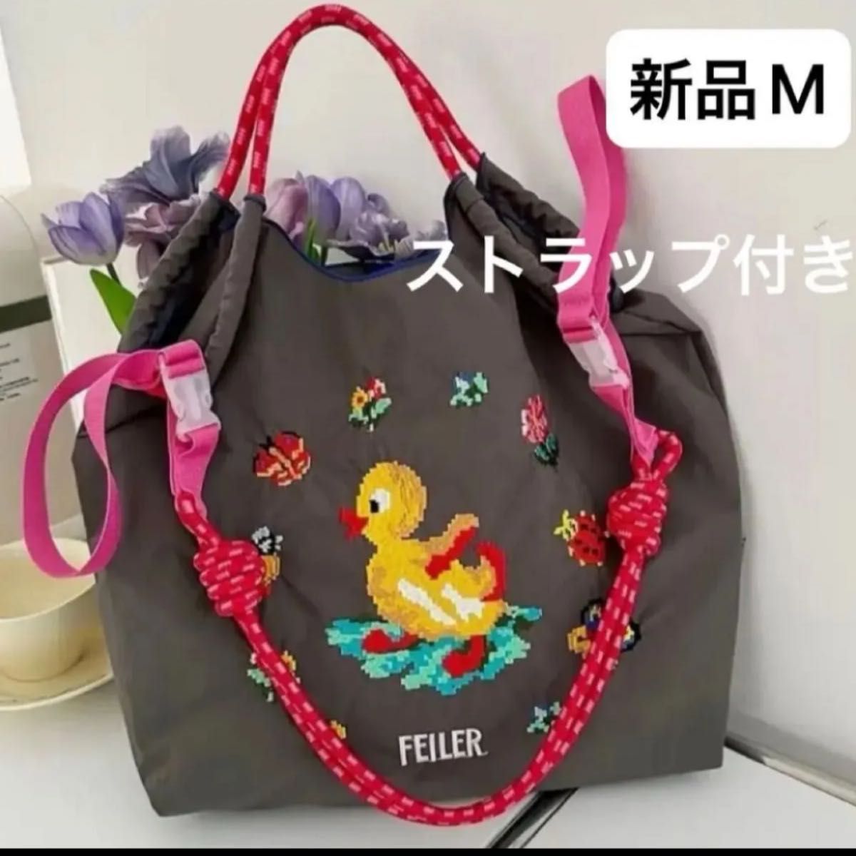 新品 レディース ボールアンドチェーン エコバッグ M フェイラー 新品 レディース ボールアンドチェーン エコバッグ M フェイラー