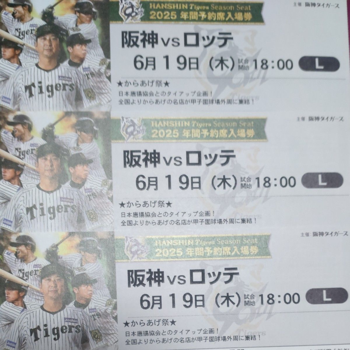 交流戦】阪神タイガースチケット 6月19日(木)VS ロッテ戦 甲子園 交流戦】阪神タイガースチケット 6月19日(木)VS ロッテ戦 甲子園