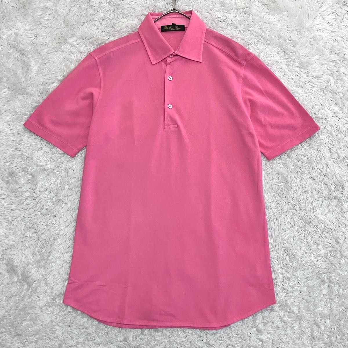 美品 Loro Piana ポロシャツ M相当 上質コットン 春夏 美品 Loro Piana ポロシャツ M相当 上質コットン 春夏