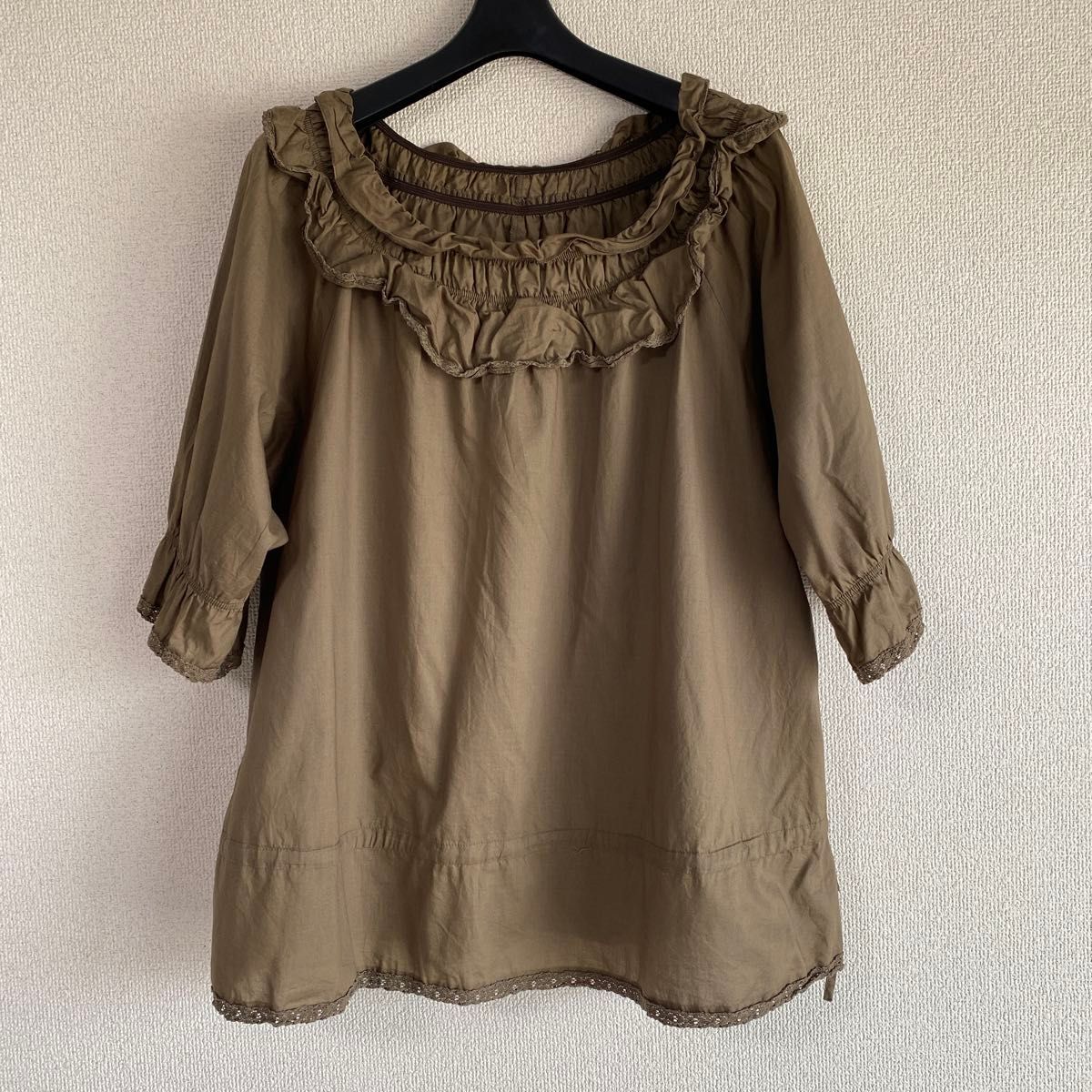 Rose Tiara ローズティアラ カーキ系 ブラウス カットソー DMW Rose Tiara ローズティアラ カーキ系 ブラウス カットソー DMW