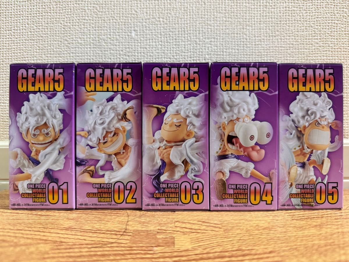 ワンピース ワーコレ ギア5 SPECIAL メタリックカラーver 5種 ワンピース ワーコレ ギア5 SPECIAL メタリックカラーver 5種