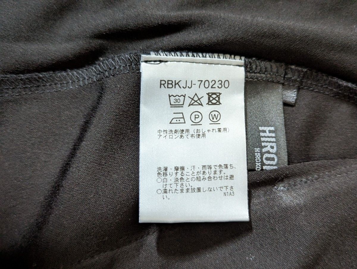 HIROKO BIS ブラックフード付き カーディガン トップス ロング HIROKO BIS ブラックフード付き カーディガン トップス ロング