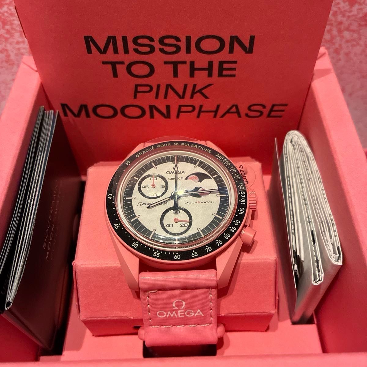 SWATCH OMEGA BIOCERAMIC MOONPHASE PINK レシート付き|Yahoo SWATCH OMEGA BIOCERAMIC MOONPHASE PINK レシート付き|Yahoo