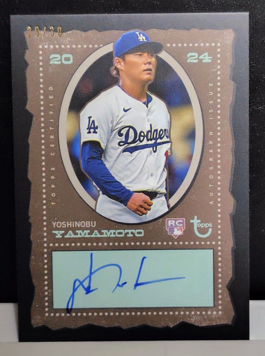 Topps 山本由伸 直筆サインカード オンオート 30枚限定|Yahoo Topps 山本由伸 直筆サインカード オンオート 30枚限定|Yahoo
