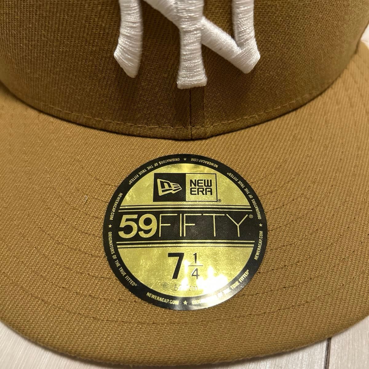 NEW ERA 59FIFTY ニューヨークヤンキース キャップ ブラウン 7 1 NEW ERA 59FIFTY ニューヨークヤンキース キャップ ブラウン 7 1