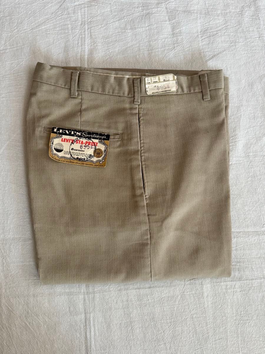 1960s DEAD STOCK LEVI'S STA-PREST コーデュロイスラックス 1960s DEAD STOCK LEVI'S STA-PREST コーデュロイスラックス
