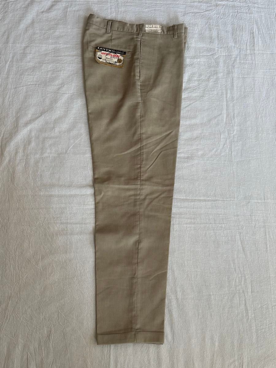 1960s DEAD STOCK LEVI'S STA-PREST コーデュロイスラックス 1960s DEAD STOCK LEVI'S STA-PREST コーデュロイスラックス