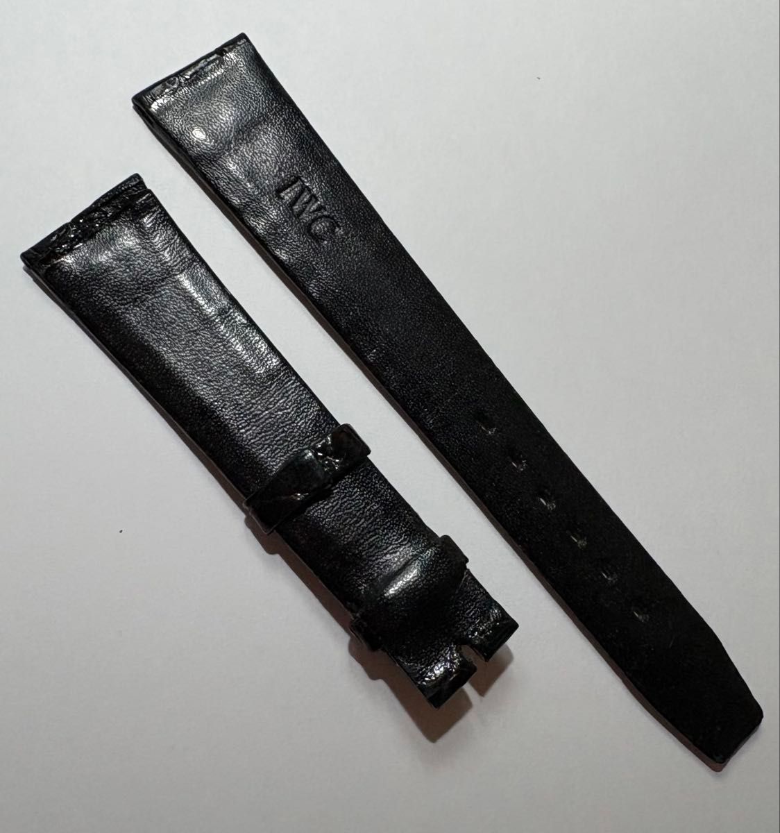 18mm/未使用】IWC クロコ革ベルト18mm×14mm(シャイニー仕上げ 18mm/未使用】IWC クロコ革ベルト18mm×14mm(シャイニー仕上げ