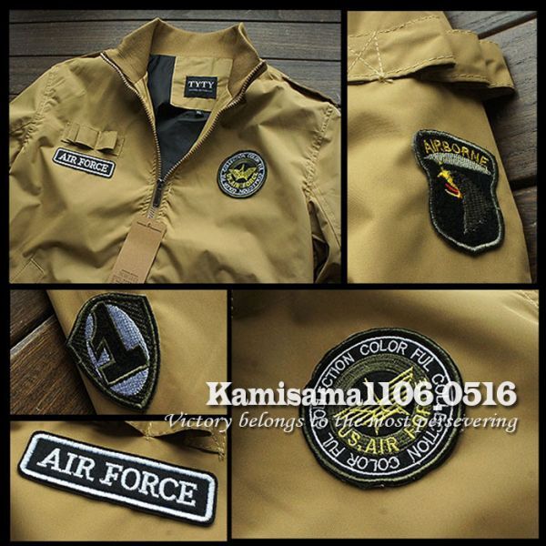 Yahoo!オークション - G485 XXXXL→XXXL程度 新品 春夏 Air Force MA-1...