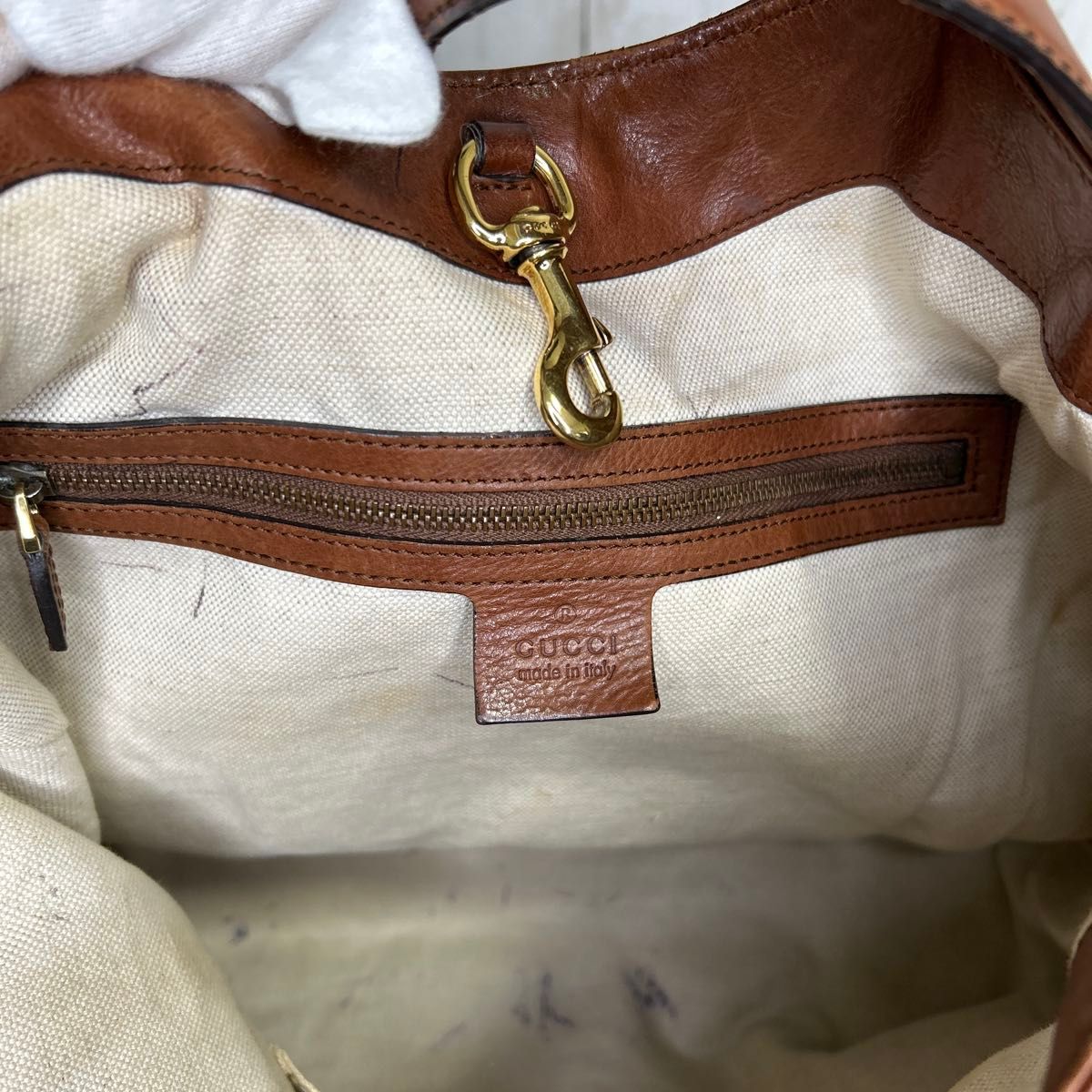 希少 GUCCI トートバッグ ハンドバッグ 馬 ホースビット レザー 希少 GUCCI トートバッグ ハンドバッグ 馬 ホースビット レザー